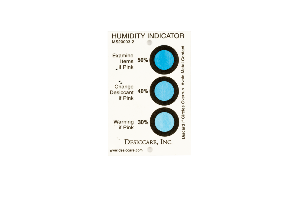 Humidity Indicator Cards 30,40,50 - Delta Adsorbents